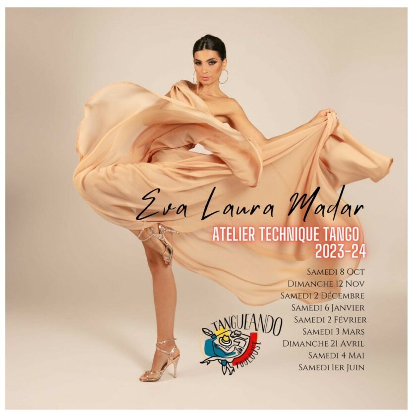 Cours mensuel de technique « femmes », avec EVA LAURA MADAR – Tangueando